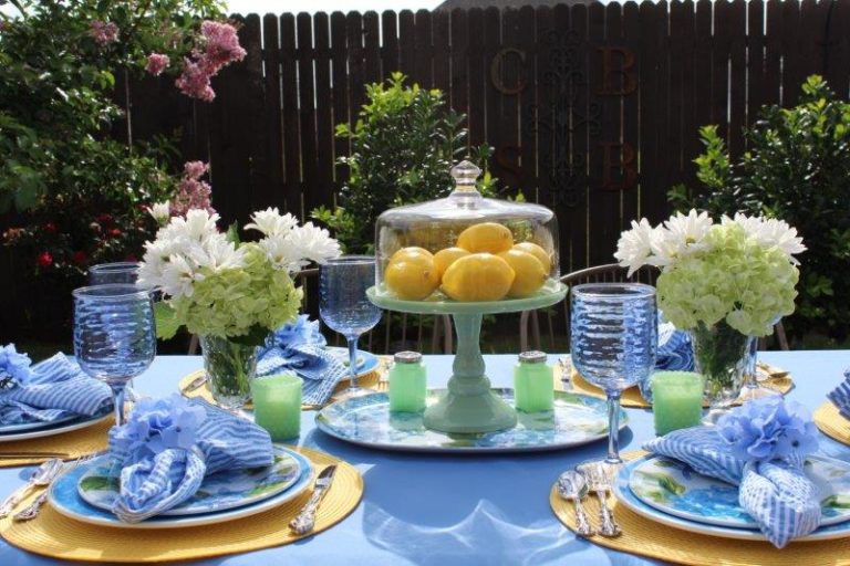 HYDRANGEA TABLESCAPE - Belle Bleu Interiors