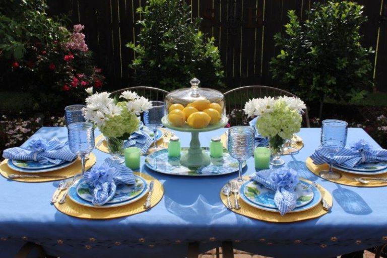 HYDRANGEA TABLESCAPE - Belle Bleu Interiors