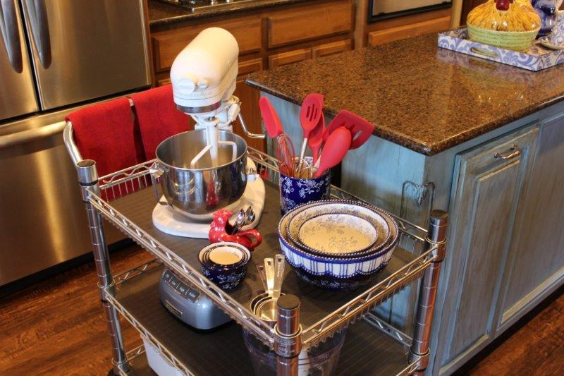 CREATING A BAKING CART - Belle Bleu Interiors