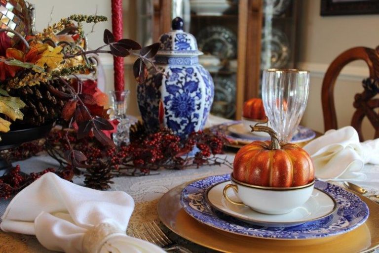 FALL TABLESCAPE - Belle Bleu Interiors