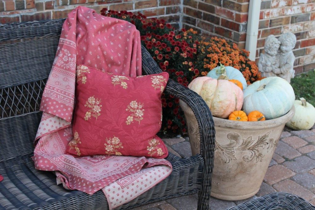 A FALL BACK PORCH - Belle Bleu Interiors