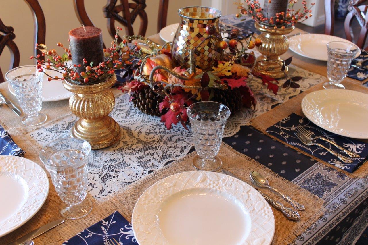 A CASUAL AUTUMN DINNER WITH FRIENDS - Belle Bleu Interiors