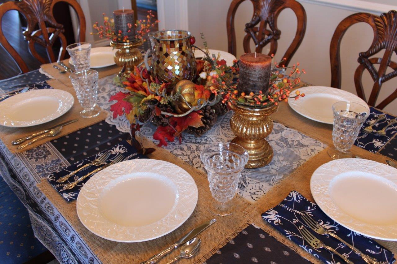 A CASUAL AUTUMN DINNER WITH FRIENDS - Belle Bleu Interiors