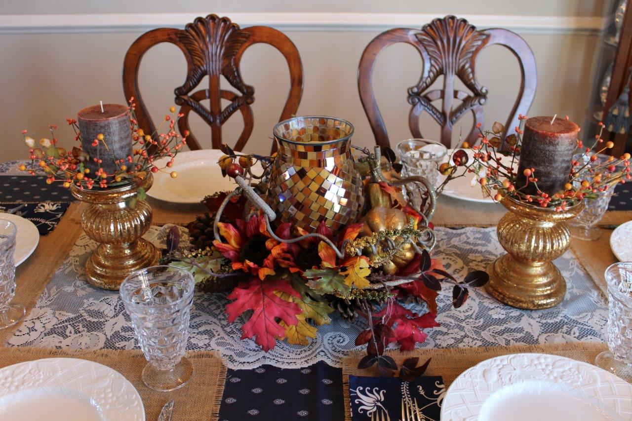 A CASUAL AUTUMN DINNER WITH FRIENDS - Belle Bleu Interiors