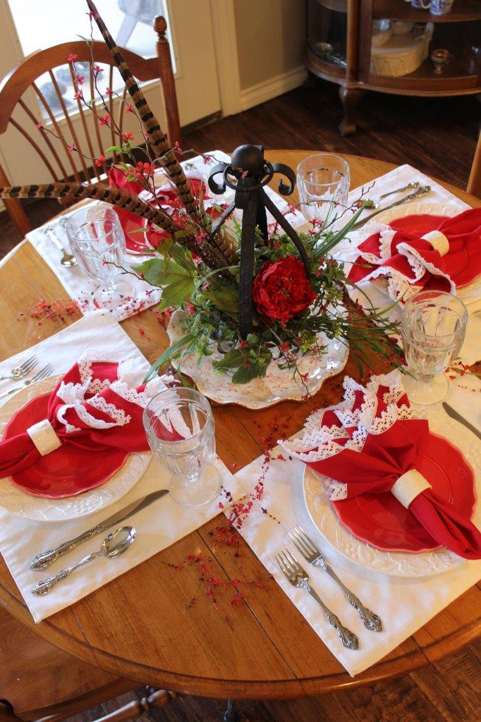 Tablescape Thursday: A Valentine's Table - Belle Bleu Interiors