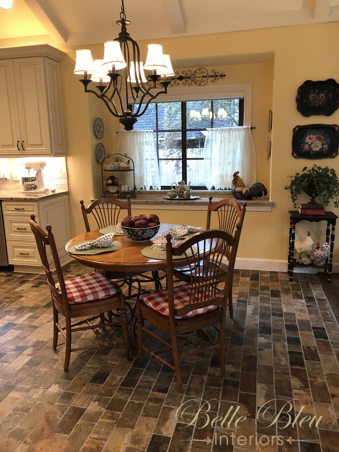 Final Chapter of the Kitchen Remodel...The Breakfast Area - Belle Bleu ...
