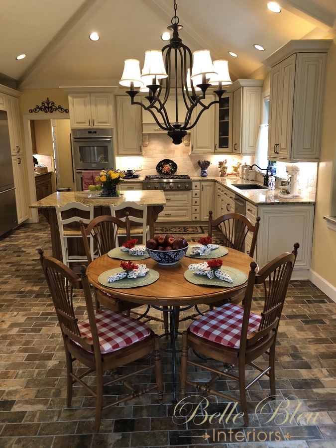 Final Chapter of the Kitchen Remodel...The Breakfast Area - Belle Bleu ...