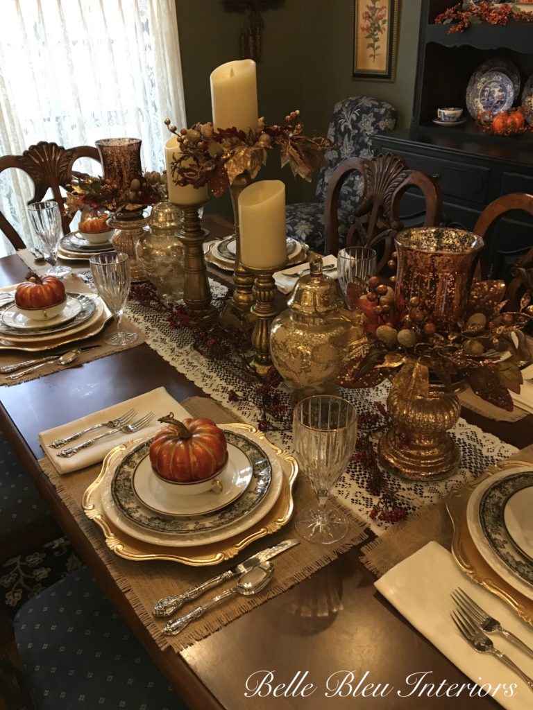 Gather Around the Table Thanksgiving Blog Hop - Belle Bleu Interiors