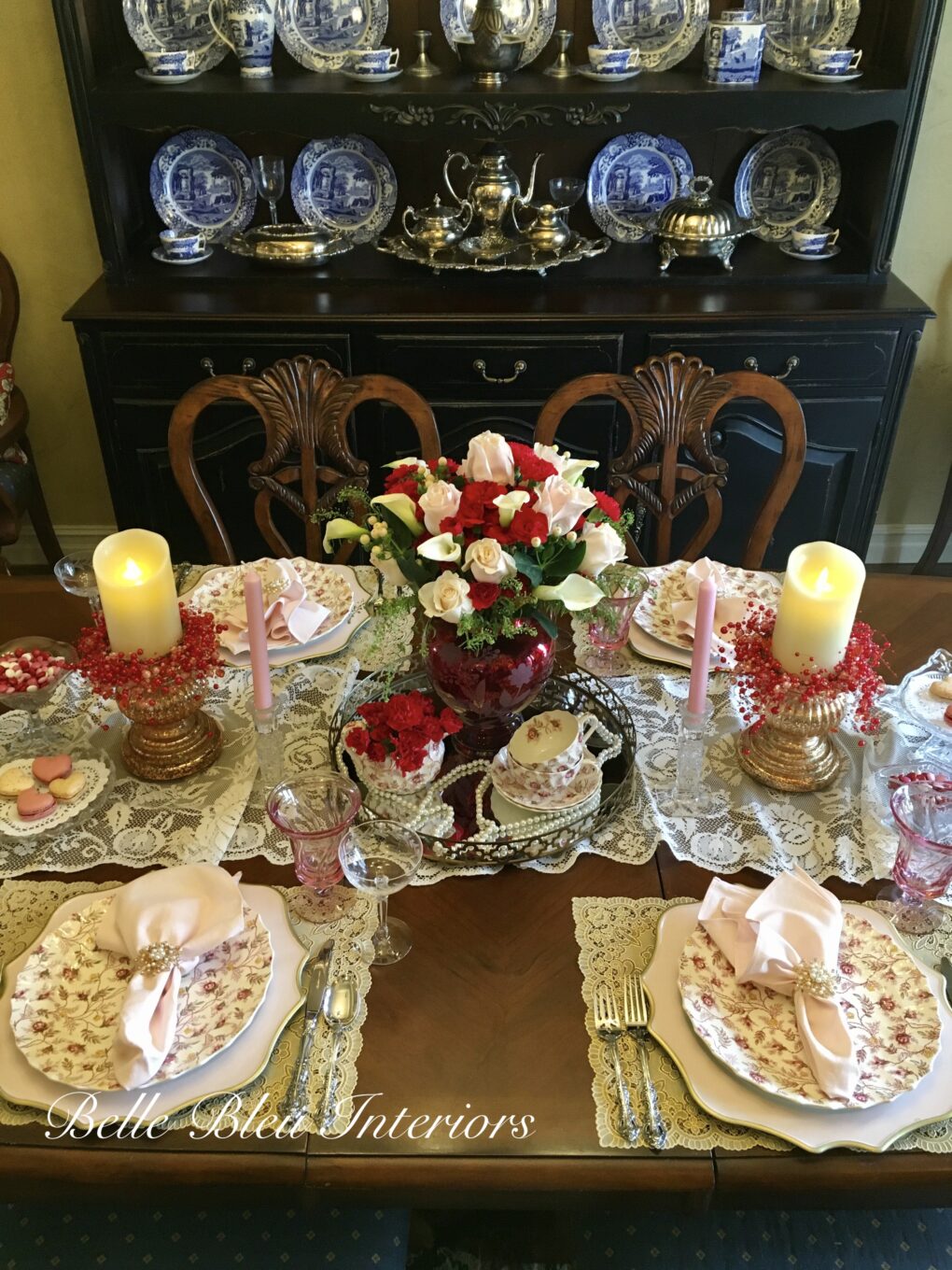 A Table for Sweethearts - Belle Bleu Interiors