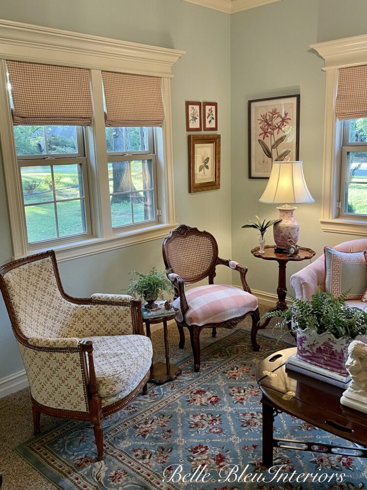 The New Sitting Room - Belle Bleu Interiors