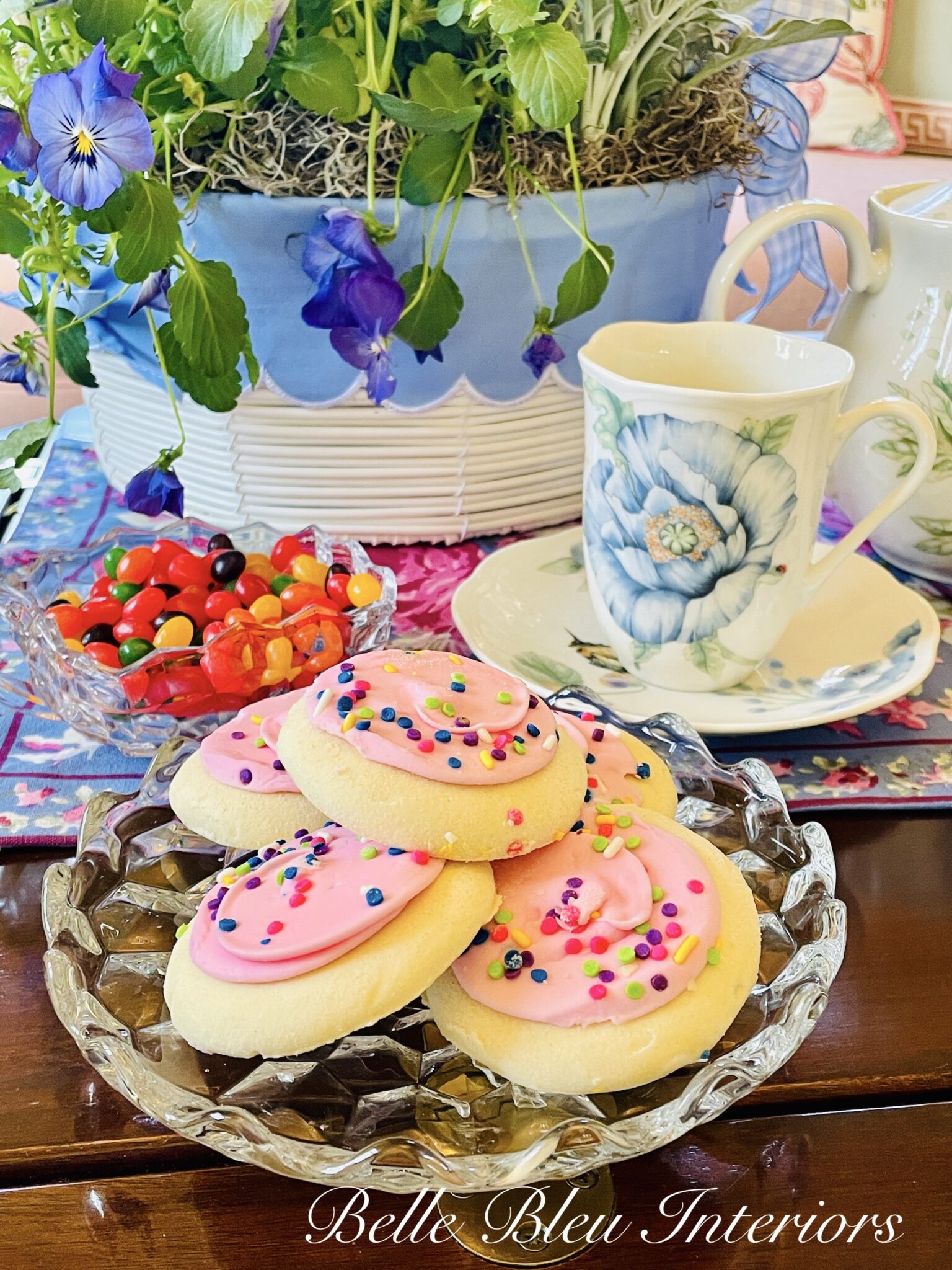 An Easter Tea on Tuesday - Belle Bleu Interiors