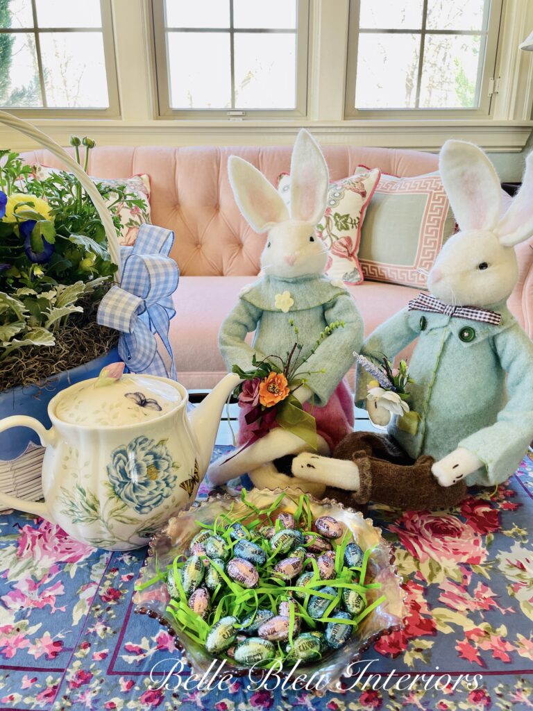 An Easter Tea on Tuesday - Belle Bleu Interiors