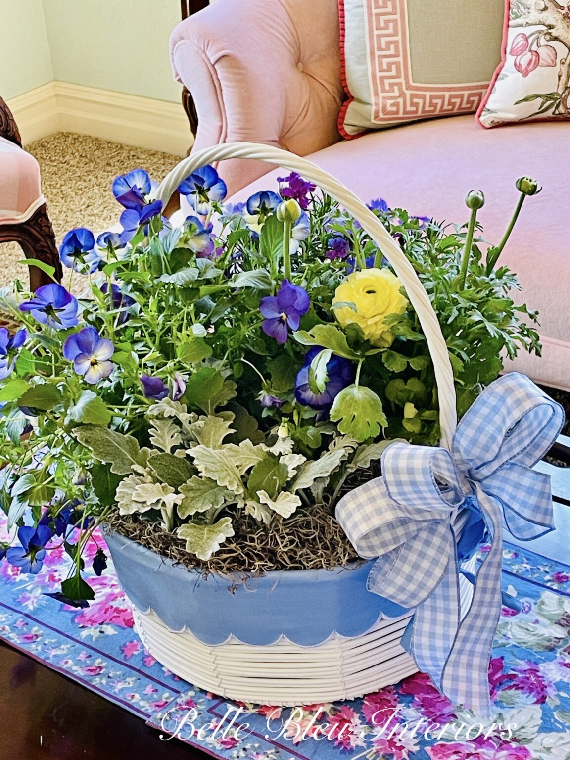 An Easter Tea on Tuesday - Belle Bleu Interiors