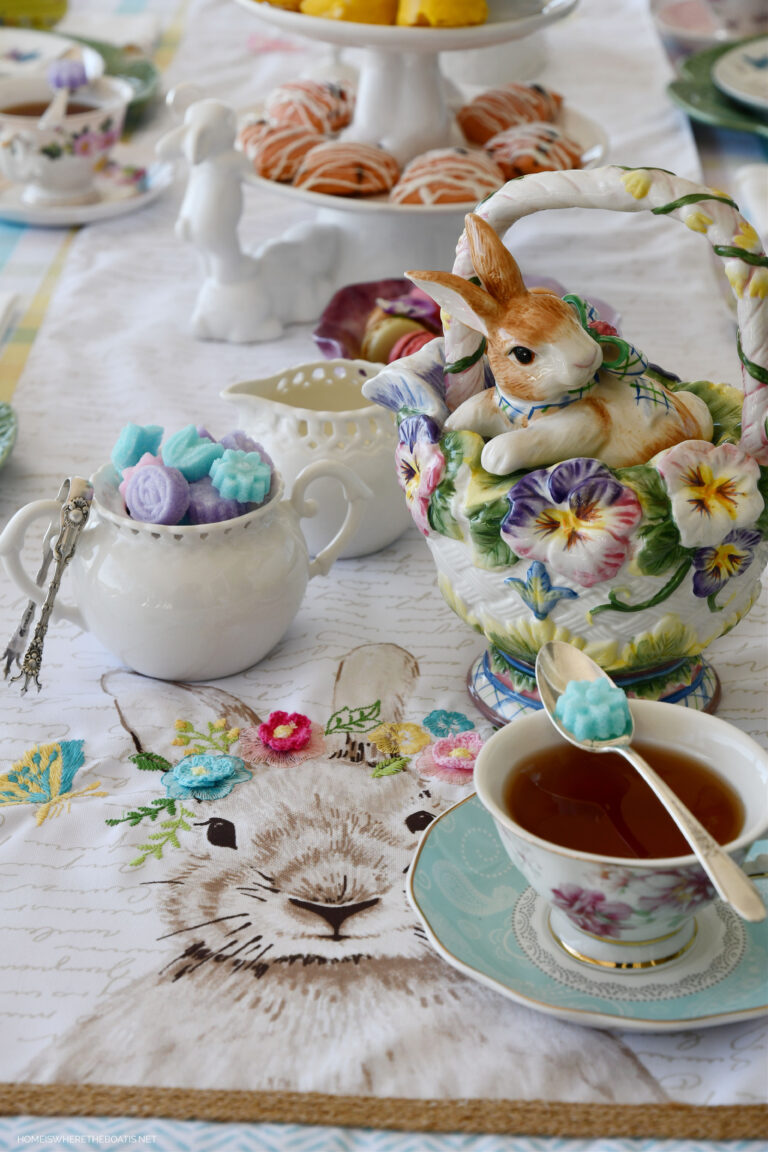 An Easter Tea on Tuesday - Belle Bleu Interiors